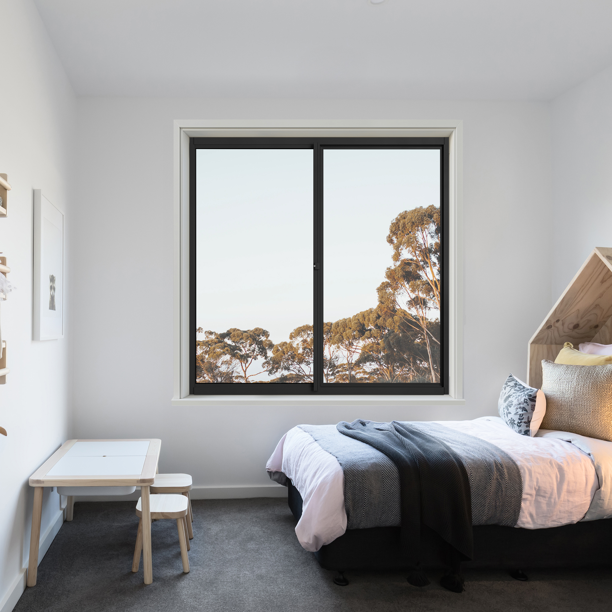 Stegbar - Sliding Window 2.0 - 600 x 970 - Black Low Mar Matt - Stegbar