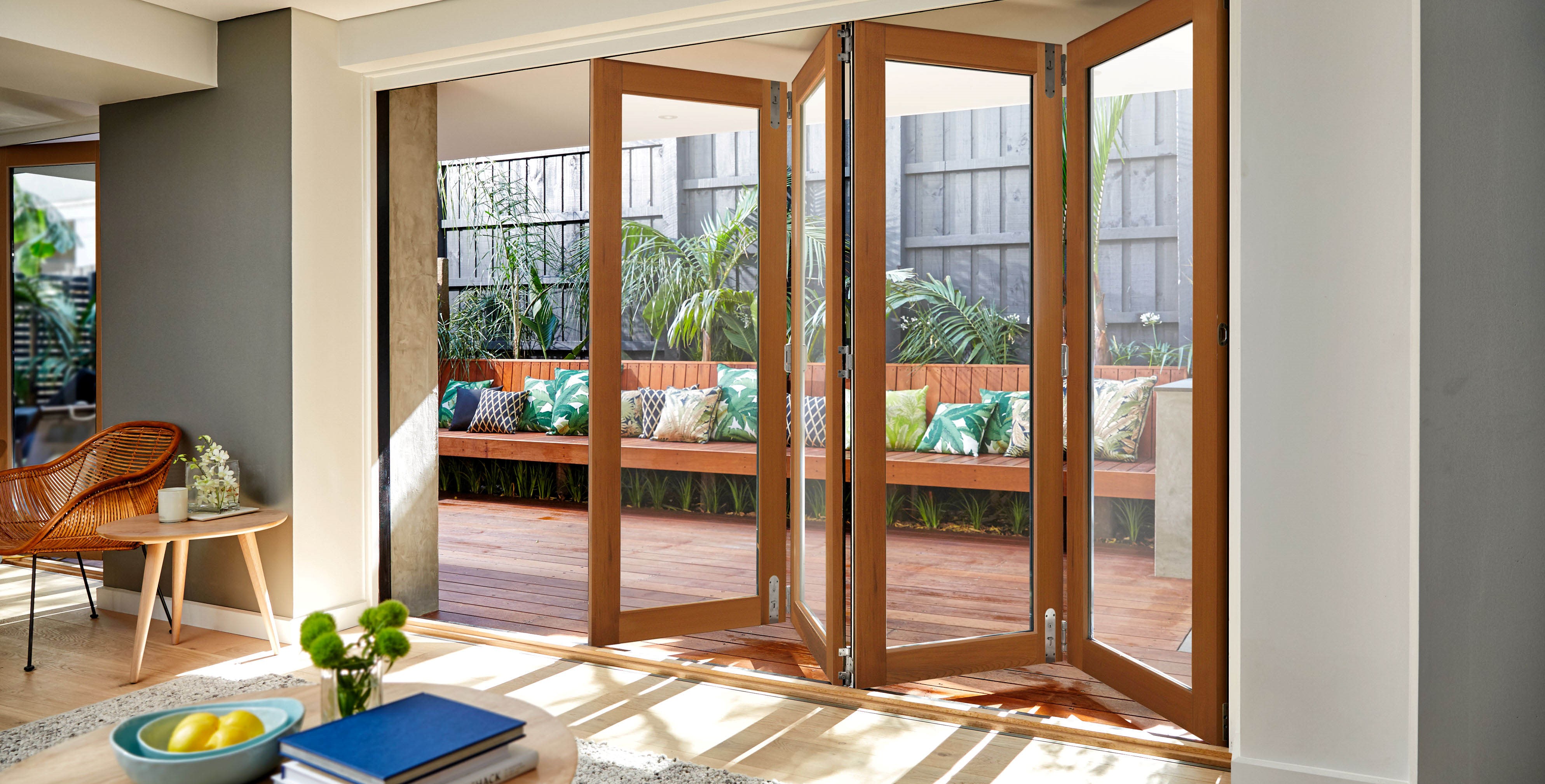 Siteline Composite Bi-fold Doors - Stegbar
